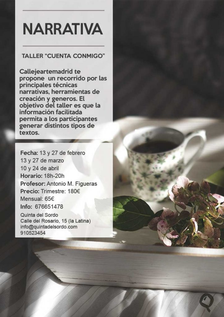 NARRATIVA TALLER CUENTA CONMIGO- Quinta del Sordo