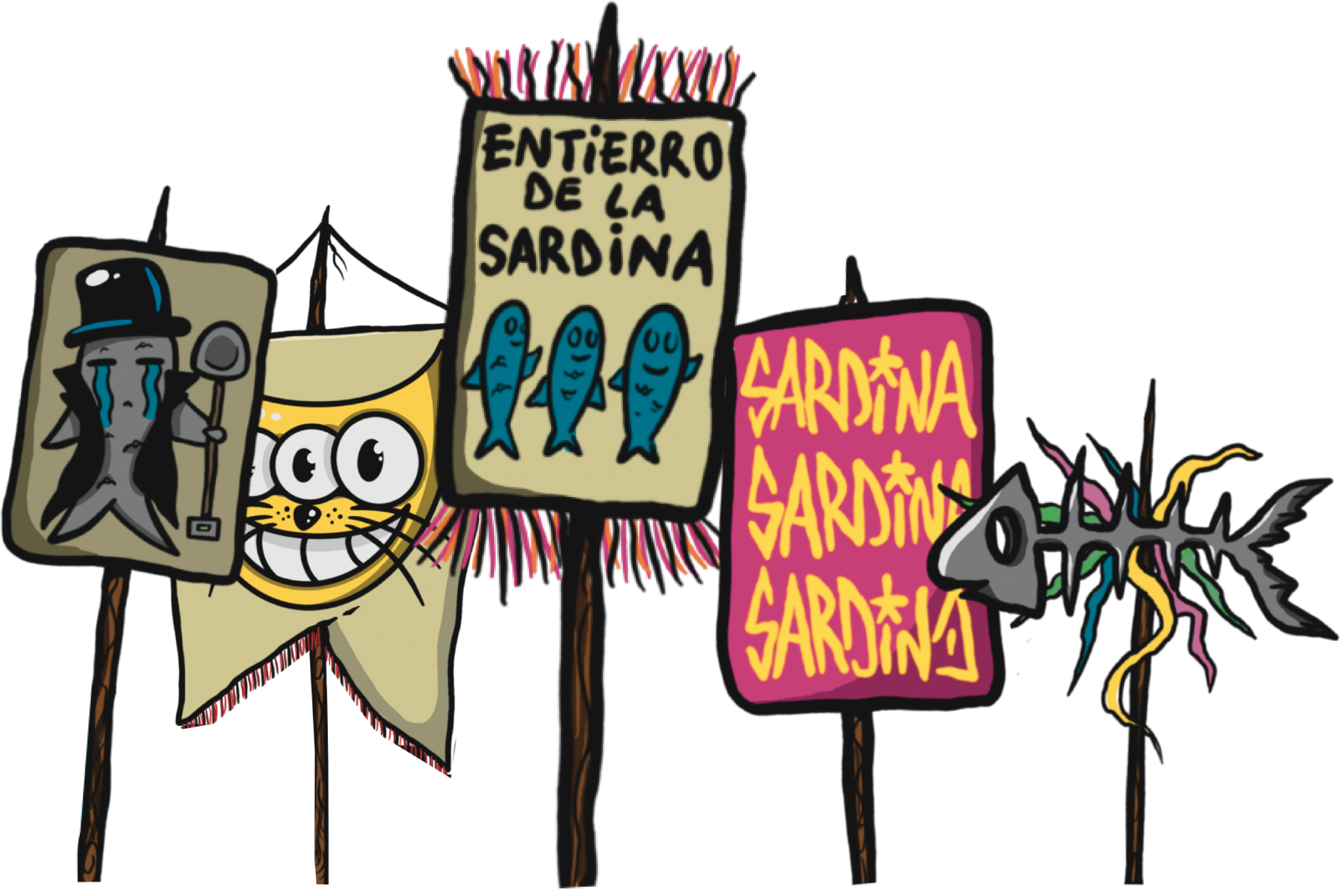 Sardina. De Goya al arte urbano: 250 años del entierro de la sardina de ...